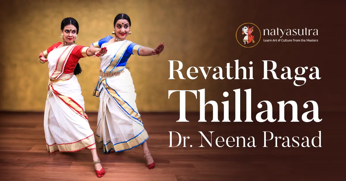 Revathi Raga Thillana Classes by Dr. Neena Prasad | Learn Mohiniyattam ...